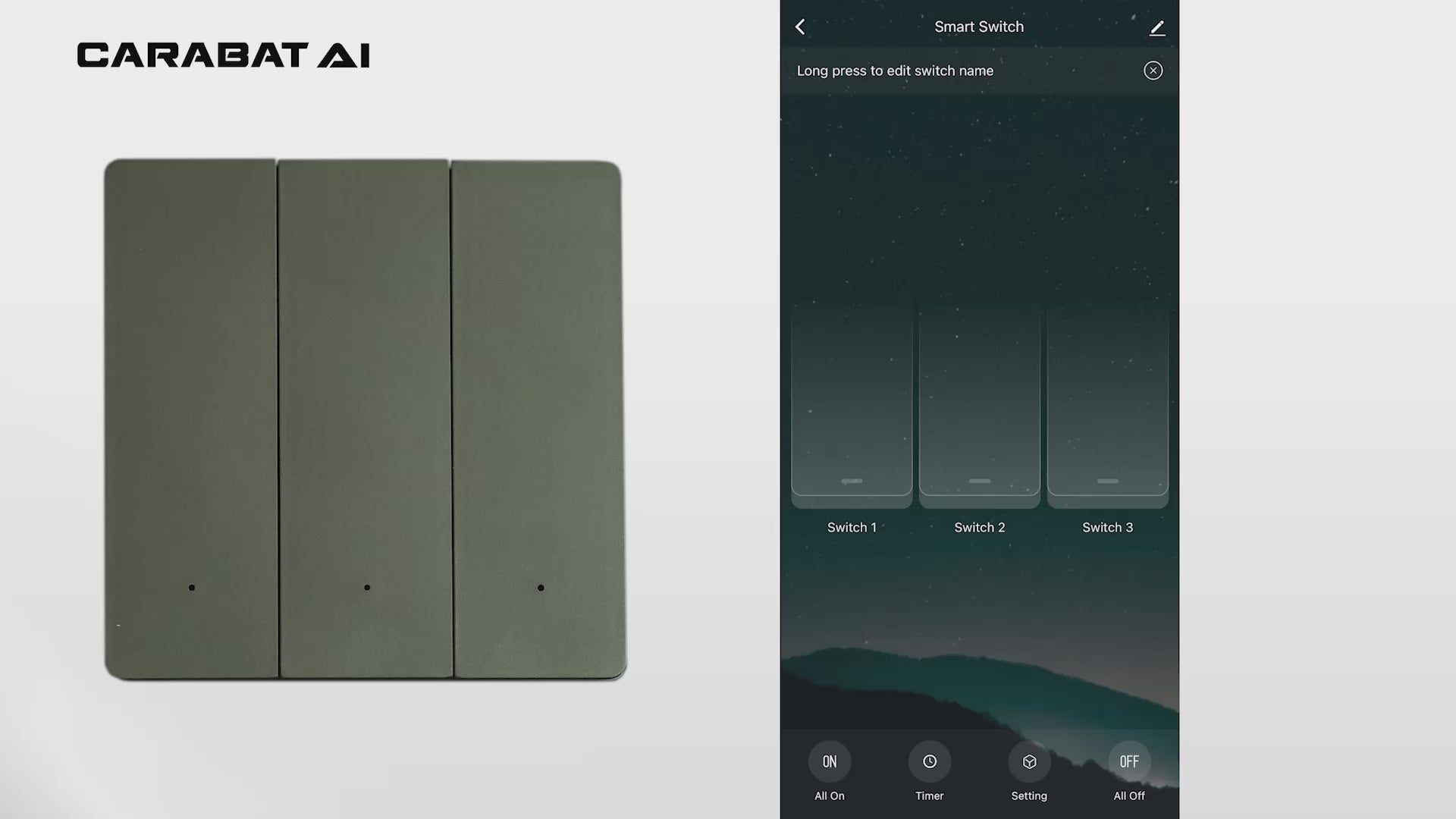 How to Use Carabat Smart Switch SH-SSW01 – Carabat AI